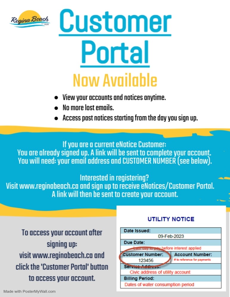 Customer Portal - News & Notices - Regina Beach, SK